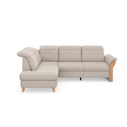 Ecksofa Home Affaire, B:269cm H:92cm T:200cm, grau, Luxus-Microfaser Euphora 100% Polyester, ;Easy Care: 98% Polyester, 2% Polyamid;Luxus-Microfaser