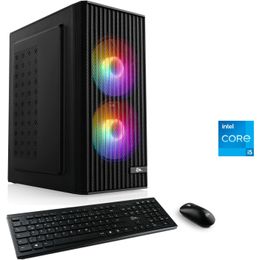 CSL PC "Spectrum V25122W", Microsoft Windows 11 Home (64 Bit), 16 GB RAM 1.000 GB SSD, schwarz, B&uuml;ro, Desktop-PCs