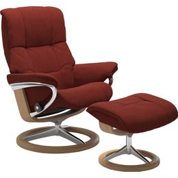 Fu&szlig;hocker stressless, B:55cm H:41cm T:39cm, blau, Leder BATICK: BATICK ist ein leicht korrigiertes, durchgef&auml;rbtes und genarbtes M&ouml;belleder, bei dem
