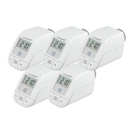 homematic IP Smart-Home-Station "Heizk&ouml;rperthermostat &ndash; basic 5er Set", B:22cm H:14cm T:30cm, wei&szlig;, Smart-Home-Stationen