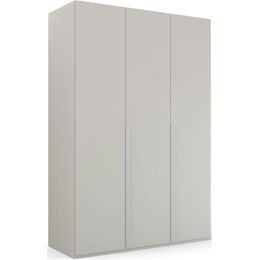 Dreht&uuml;renschrank Rauch, B:151cm H:223cm T:60cm, grau, Holzwerkstoff, Schr&auml;nke, "Kleiderschrank Schrank Garderobe W&auml;scheschrank PURISMA", schlichte