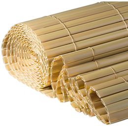 Windhager Sichtschutzzaunmatten, H/L: 150cm x 3m, beige, Zaunelemente, aus UV- und witterungsbest&auml;ndigem PVC, L: 3 m