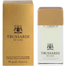 Trussardi Herren Eau de Toilette "My Land", 30ml, gold, Parf&uuml;ms, mir aromatischer Basisnote