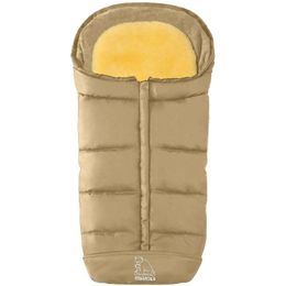 Heitmann Felle Kinder Fu&szlig;sack "Eisb&auml;rchen - Komfort 2 in 1 Lammfell Winterfu&szlig;sack - Premium Qualit&auml;t", beige, Polyester, Fu&szlig;s&auml;cke, mit