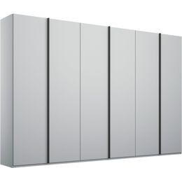 Dreht&uuml;renschrank Rauch, B:301cm H:223cm T:63cm, grau, Holzwerkstoff, Schr&auml;nke, "Kleiderschrank Schrank Garderobe W&auml;scheschrank SKAT MERIDIAN", mit