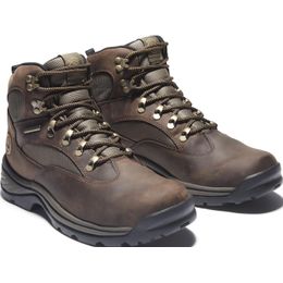 Timberland Damen Schn&uuml;rstiefelette "Chocorua Trail Mid Waterproof", Gr. 42, braun, Leder, Schuhe, Winterschuhe, Winterstiefel, Schn&uuml;rboots,