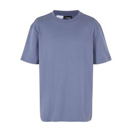 Urban Classics M&auml;dchen Kurzarmshirt "Urban Classics Boys Boys Heavy Oversize Tee"vintageblau, Gr. 122, unifarben, 100% Baumwolle, Shirts