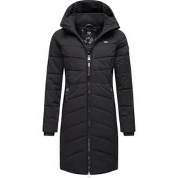 Ragwear Damen Steppmantel "Dizzie Coat", schwarz, Gr. S, Au&szlig;enmaterial: 100% Polyester; Innenfutter: 100% Polyester; Wattierung: 100% Polyester,