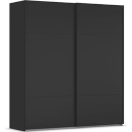 Schwebet&uuml;renschrank Rauch, B:201cm H:223cm T:68cm, schwarz, Holzwerkstoff, Schr&auml;nke, "Kleiderschrank Schrank Garderobe Schlafzimmerschrank CONTIDO",