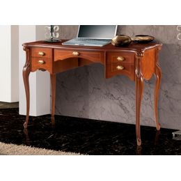 Schreibtisch Home Affaire, B:120cm H:80cm T:60cm, braun, B&uuml;ro, Tische, "Regina", Breite 120 cm