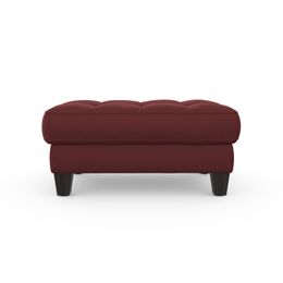 Sit & More Stauraumhocker SIT & MORE, B:101cm H:47cm T:66cm, rot, 100% Polyester, Hocker, "Westham", wahlewise mit/ohne Federkern