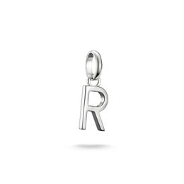 Thomas Sabo Damen Charm Buchstabe "Charm Alphabet/Buchstabe - Connect", R, silber, Silber 925 (recycelt), Charms