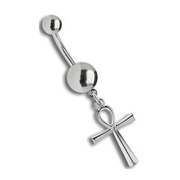 Adelia&acute;s ADELIA ́S Damen Bauchnabelpiercing "Piercing Bauchnabelpiercing", onesize, silber, Chirurgiestahl, Piercings, Geeignet als Bauchpiercing oder