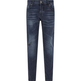 2Y Premium Herren Bequeme Jeans "2Y Premium Herren 2Y Skinny Fit Jeans"blau, Gr. 34, unifarben, 97% Baumwolle, 3% Elasthan, Jeans