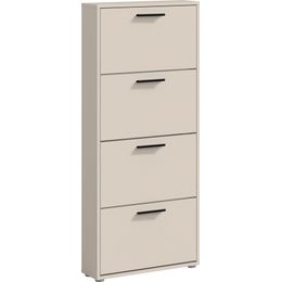 HBZ-MEBLE Schuhkipper HBZ, B:59cm H:136cm T:17cmkaschmir, Sideboards, "Sam Schuhkipper, Schuhschrank BxHxT 59x136x17 cm", Breite 59cm, FSC-Mix Credit