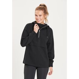 ENDURANCE ATHLECIA ATHLECIA Damen Kapuzensweatshirt "Kasa Cotton", schwarz, Gr. 44, unifarben, 69% Baumwolle, 31% Polyester, Sweatshirts, im urbanen Style