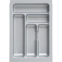 Optifit Besteckeinsatz, B/H/T: 33,6cm x 5cm x 48,2cm, silber, Schubladeneins&auml;tze, passend f&uuml;r Schubk&auml;sten der Serien Bern, Parma, Tapa und Ole