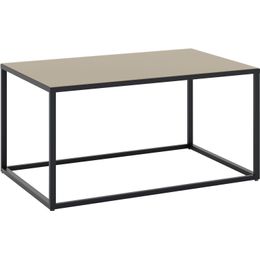 Couchtisch, B:100cm H:50cm T:60cmgraphit schwarz, glas taupe glanz, graphit schwarz, glas taupe glanz, SET ONE BY Musterring, Wohnzimmer, Tische,