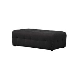 Polsterhocker Home Affaire, B:120cm H:47cm T:70cm, schwarz, 100% Polyester, Hocker, "Nosia", passend zur Serie