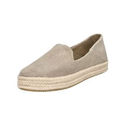 Toms Shoes TOMS Damen Espadrille "TOMS Halbschuhe Veloursleder", Gr. 39, beige, Veloursleder, Schuhe