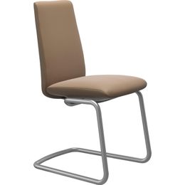 Polsterstuhl stressless, B:53cm H:92cm T:59cm, braun, Leder PALOMA: PALOMA ist ein durchgef&auml;rbtes Semianilin-M&ouml;belleder mit nat&uuml;rlicher Narbung.,