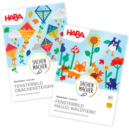 Haba Kinder Kreativset "2er Bastelsets Herbst"bunt, Kreativsets
