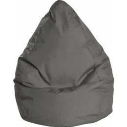 Sitzsack SITTING POINT, B:70cm H:90cm T:70cm, grau, Polyester, Polystyrol, Kinderzimmer, Sitzs&auml;cke, "BRAVAL L"