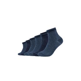 Mustang Herren Kurzsocken "Kurzsocken 6er Pack", Gr. 39, blau, 55% Baumwolle, 41% Polyester, 2% Polyamid, 2% Elasthan, uni, Socken