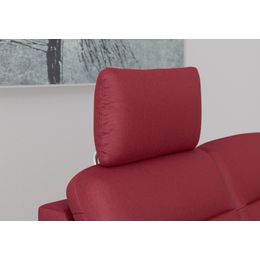 Sit & More Kopfst&uuml;tze SIT & MORE, B:50cm H:25cm T:12cm, rot, 100% Polyester, Polsterauflagen, "Mellum"