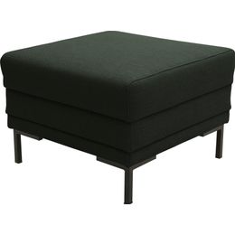 Hocker, B:55cm H:45cm T:55cm, gr&uuml;n, LOOKS by Wolfgang Joop, 100% Polyester, Wohnzimmer, Hocker, "LOOKS VII", passend zur Serie B/T/H: 64/64/45 cm