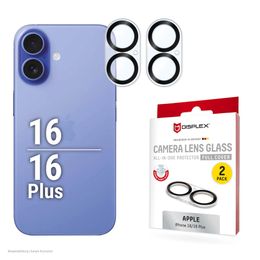 Displex Kameraschutzglas "Camera Lens Glass All-In-One Protector Full Cover", B:9cm H:1,2cm T:13,5mm, transparent, Displayfolien, Objektivschutz,