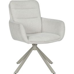 Esszimmerstuhl OTTO HOME, B:58cm H:88cm T:68cmbeige, Webstoff 100% Polyester, St&uuml;hle, "Asly", mit hochwertigem Webstoff, Holzgestell und 360-Funktion