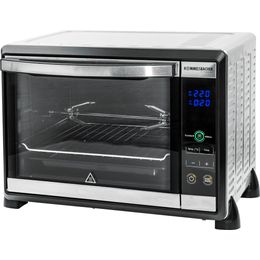 Rommelsbacher Minibackofen "Elektronik Back & Grill Ofen BGE 1580/E", B:48,5cm H:38cm T:34cm, silber, Miniback&ouml;fen