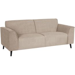 2,5-Sitzer DOMO collection, B:193cm H:81cm T:90cm, beige, Sofas, "Amora tolle Verarbeitungsdetails, komfortabel", mit Federkern f&uuml;r hohen Sitzkomfort