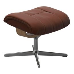 Fu&szlig;hocker stressless, B:55cm H:41cm T:39cm, braun, Leder PALOMA: PALOMA ist ein durchgef&auml;rbtes Semianilin-M&ouml;belleder mit nat&uuml;rlicher Narbung.,