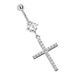 Adelia&acute;s ADELIA ́S Damen Bauchnabelpiercing "Piercing Bauchnabelpiercing", onesize, silber, Chirurgiestahl, Piercings, aus 316l Stahl