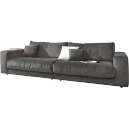 Big-Sofa 3C CANDY, B:290cm H:86cm T:127cm, grau, 85% Polyester, 15% Viskose, Sofas, "Enisa II", incl. 1 Flatterkissen, Wahlweise mit