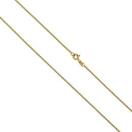 Vivance Damen Collierkettchen "333 Gold Veneziakette diamantiert", 38cm, Gold, L: 38 B: 1,2mm, gelb, Gold, B:1,2mm, Halsketten
