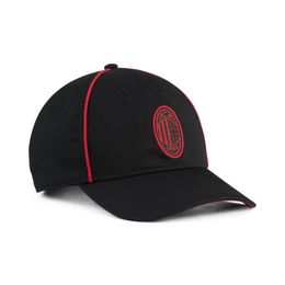 Puma Flex Cap "AC Milan KING Cap Erwachsene", rot, unifarben, Obermaterial: 100% Baumwolle; Futter Vorderteil: 100% Baumwolle; Unter Schirm: 100%