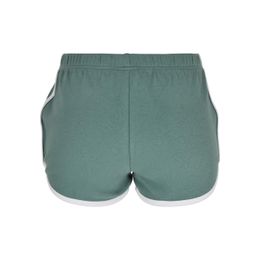 Urban Classics Damen Stoffhose "Urban Classics Damen Ladies Organic Interlock Retro Hotpants"paleleaf, wei&szlig;, Gr. XXL, unifarben, 100% Baumwolle, Hosen