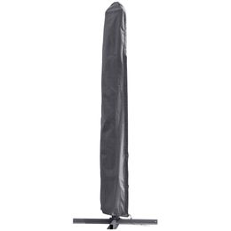 Sonnenschirm-Schutzh&uuml;lle, B:64cm H:250cm L:250cm, grau, WINZA OUTDOOR COVERS, Polypropylen (PP), Planen, geeignet f&uuml;r Schirme bis &oslash; 450 cm, Ma&szlig;e 250