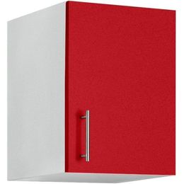 Wiho-K&uuml;chen H&auml;ngeschrank WIHO K&Uuml;CHEN, B:60cm H:56,5cm T:35cm, rot, K&uuml;che, Schr&auml;nke, "Kiel", 60 cm breit