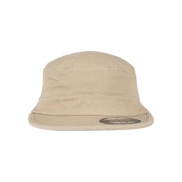 Flexfit Damen Flex Cap "Flexfit Unisex Flexfit Top Gun Garment Washed"khaki, Gr. S, unifarben, 98% Baumwolle, 2% Elasthan, Caps