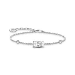Thomas Sabo Damen Armband "Thomas Sabo x HARIBO: Armband mit Goldb&auml;r", 19, Silber 925 (recycelt), silber, Silber 925 (recycelt), Armb&auml;nder, mit