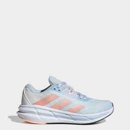 Damen Laufschuh "QUESTAR 3", adidas Performance, Gr. 40,5crystal sky, clear orange, halo blau, Synthetik, Textil, Schuhe