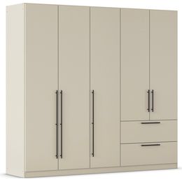Kleiderschrank Rauch, B:226cm H:210cm T:54cm, beige, Holzwerkstoff, Kinderzimmer, Schr&auml;nke, "Dreht&uuml;renschrank Schrank Garderobe W&auml;scheschrank