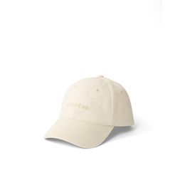 Damen Baseball Cap "TTLCS EMBRDRY DNM BS", wei&szlig;, Calvin Klein Jeans, unifarben, Web, Baumwolle, Caps, Mit festem Schirm
