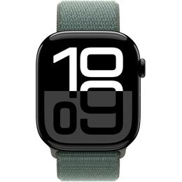 Apple Smartwatch-Armband "46 mm Sport Loop", gr&uuml;n, Uhrenarmb&auml;nder