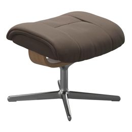 Fu&szlig;hocker stressless, B:55cm H:41cm T:39cm, braun, Leder BATICK: BATICK ist ein leicht korrigiertes, durchgef&auml;rbtes und genarbtes M&ouml;belleder, bei dem
