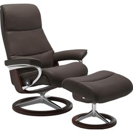 stressless "View" mit Signature Base, Gr&ouml;&szlig;e L,Gestell Braun